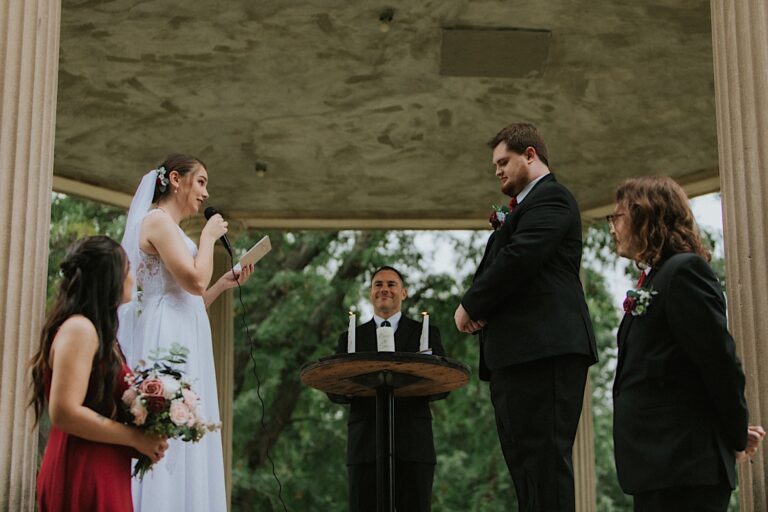 Intimate Wedding at Arlington's in Springfield, Illinois | Nicole ...